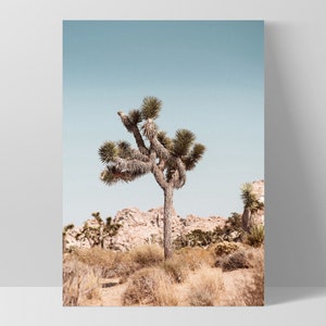 Desert Wall Art. Joshua Tree Art Print. Desert Landscape Photography ...