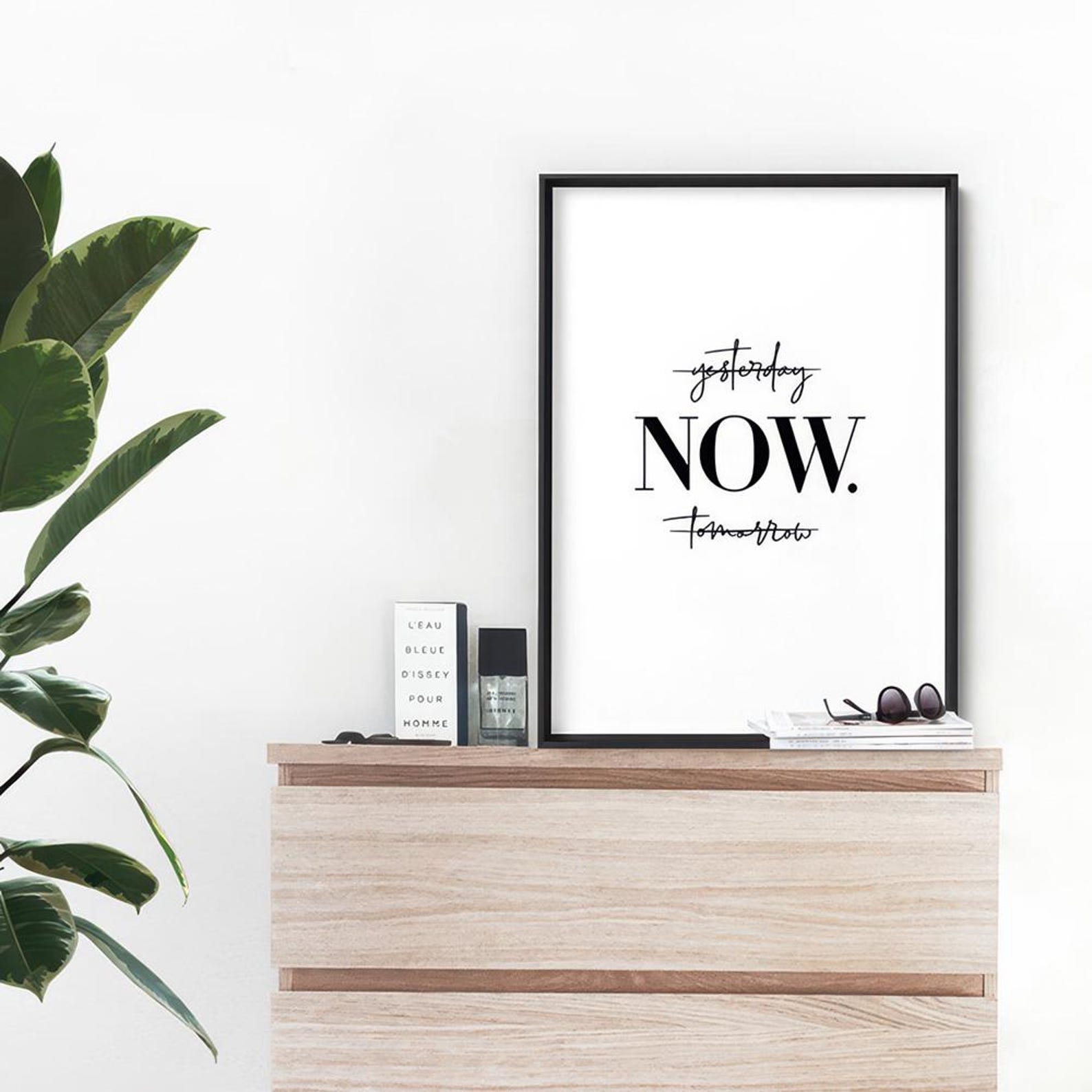 Inspirational Typography Print. Do It NOW. Simple Word Print. Stylish ...