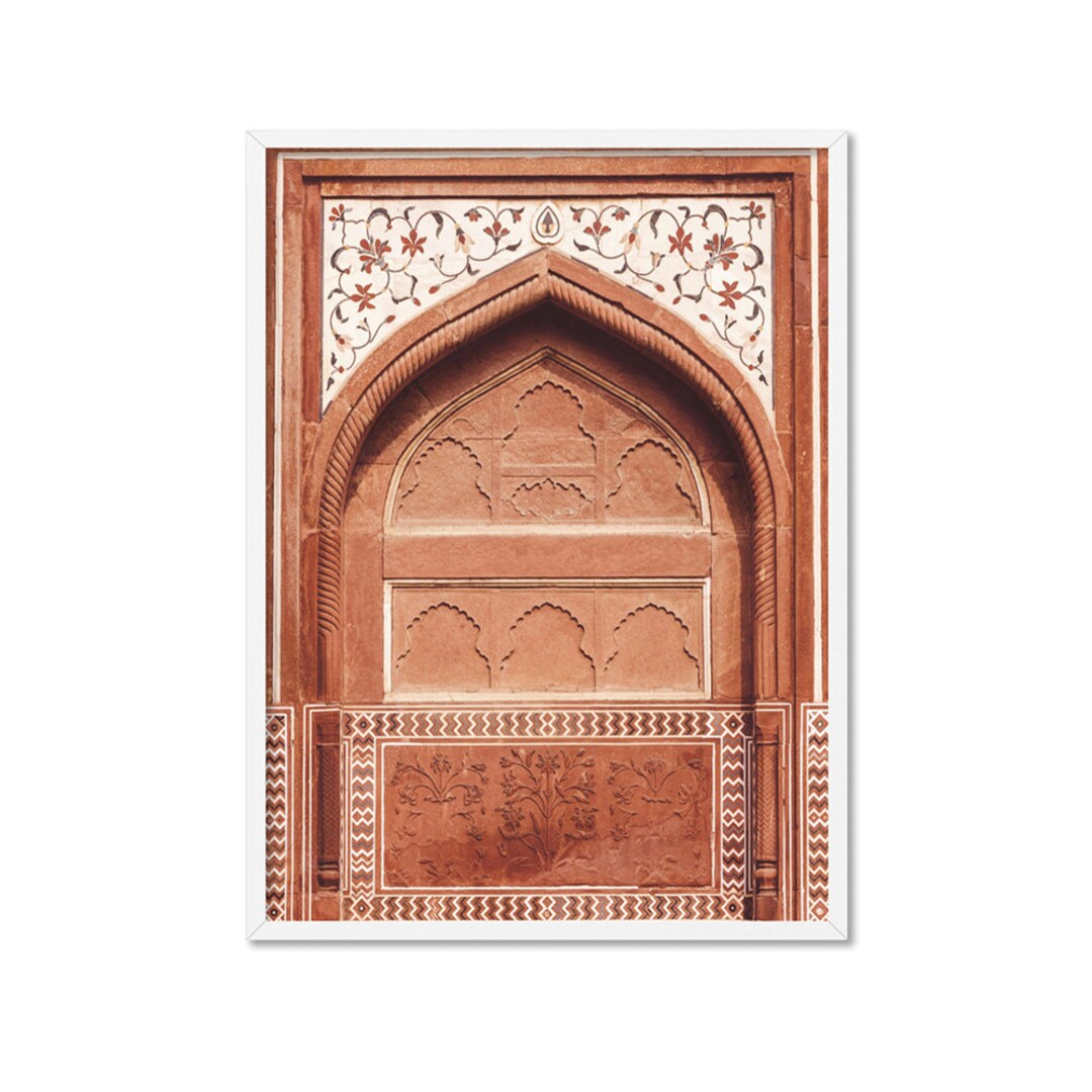 Terracotta Arch Old Jaipur Art Print. Old Jaipur City Wall - Etsy