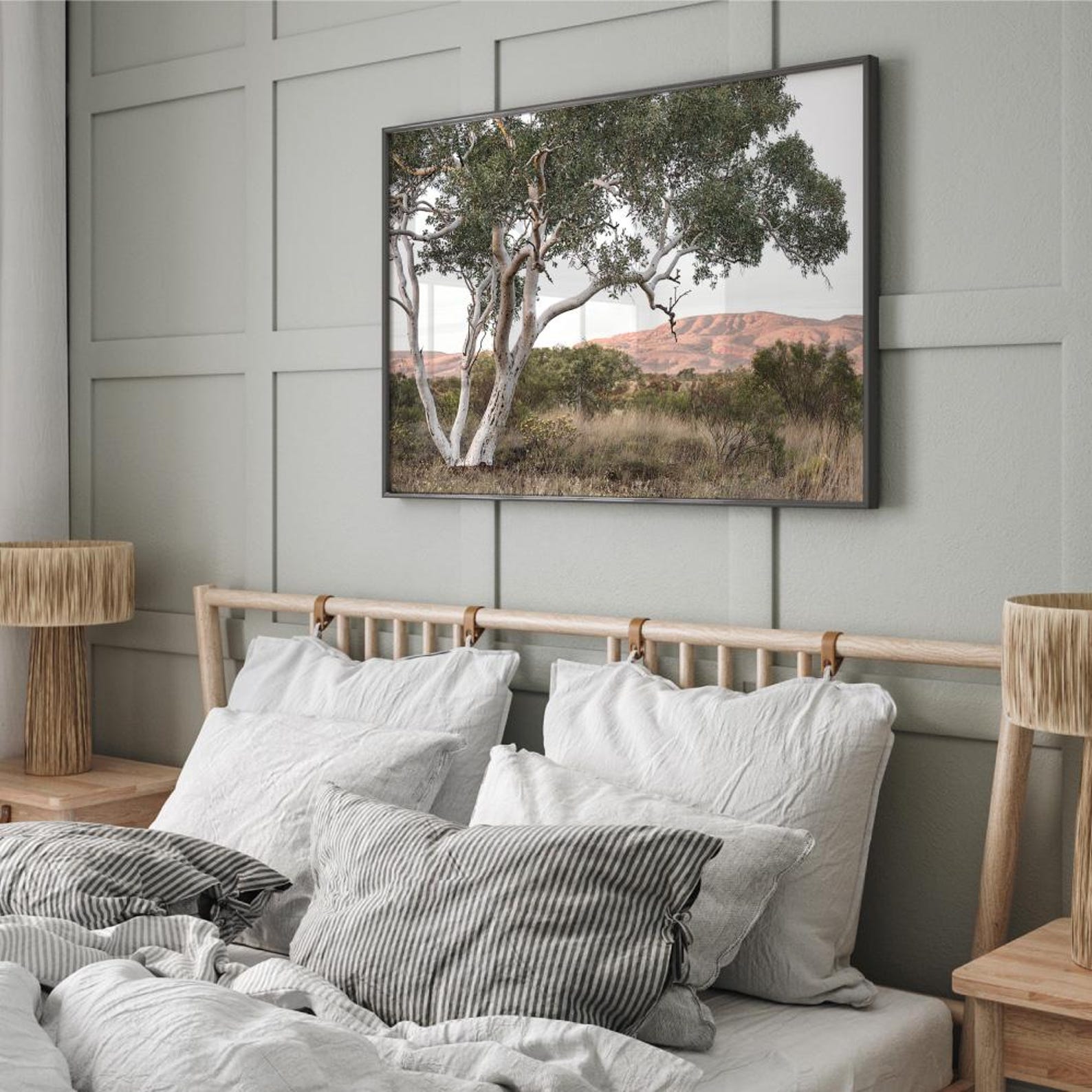Australian Outback Wall Art, Red Earth Botanical Poster. Gumtree ...