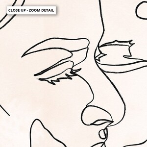 Abstract Line Art Figures III Art Print. Designer Chic Wall - Etsy