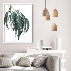 Australian Eucalyptus Gum Leaves Wall Art. Poster or Canvas. Native ...