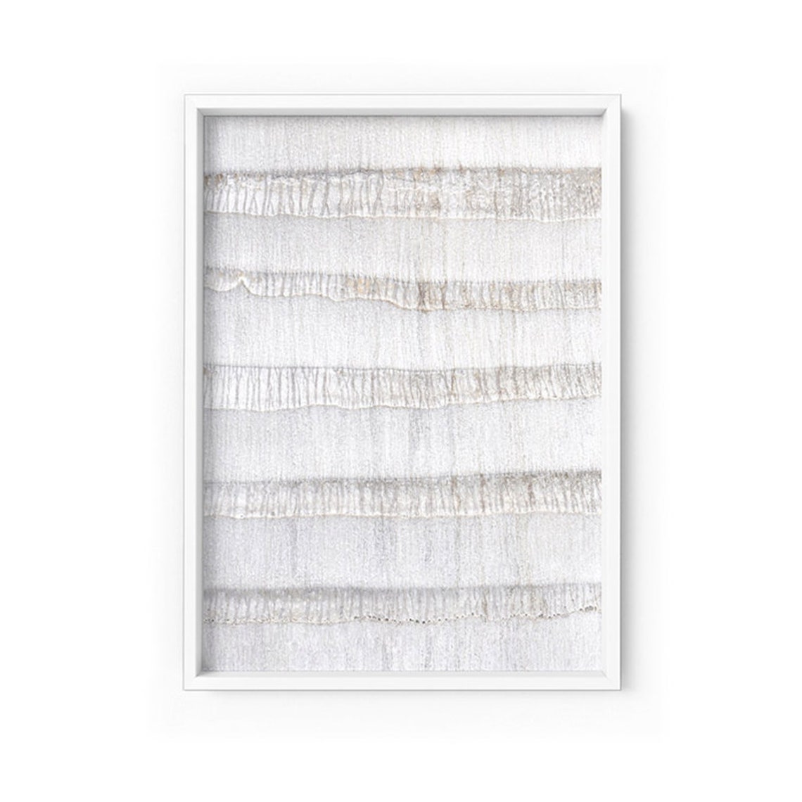 Neutral Boho Palm Tree Texture Wall Art. Coastal Neutral | Etsy