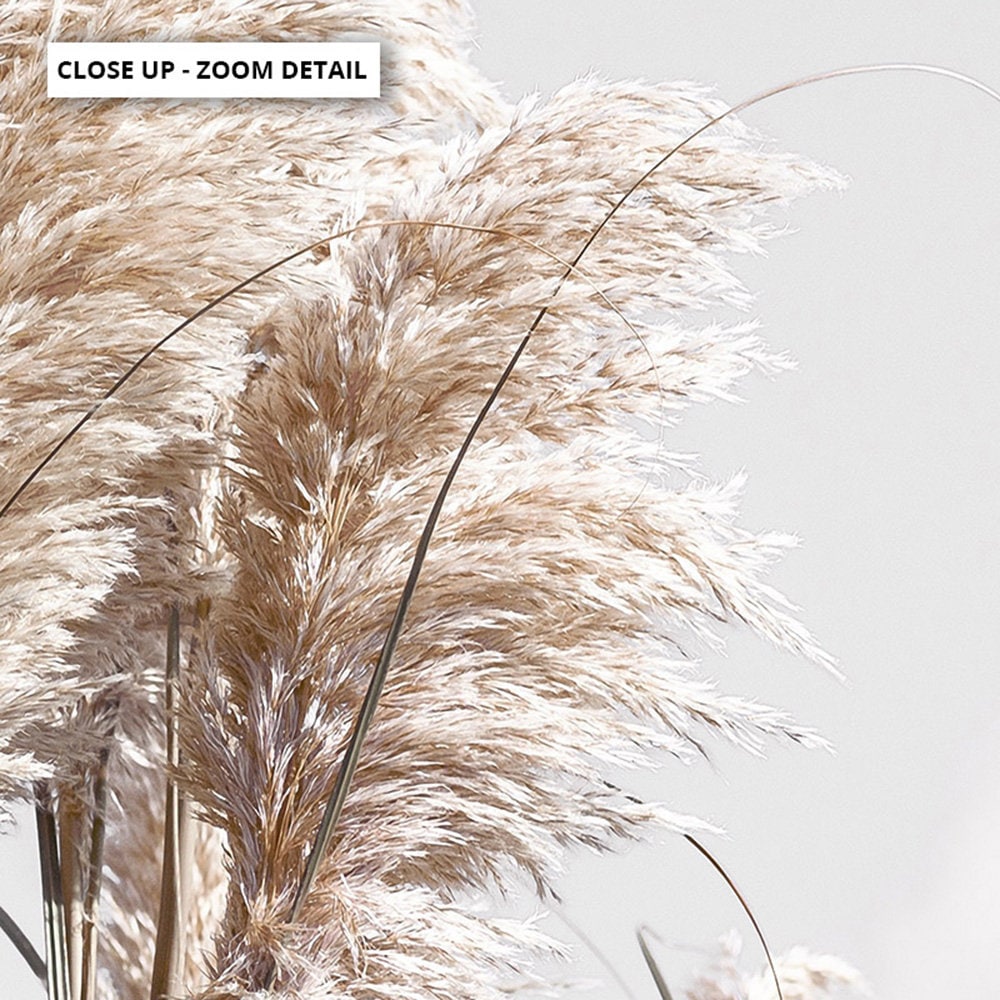 Pampas Grass Poster Wall Art. Boho Landscape. Modern Scandi - Etsy