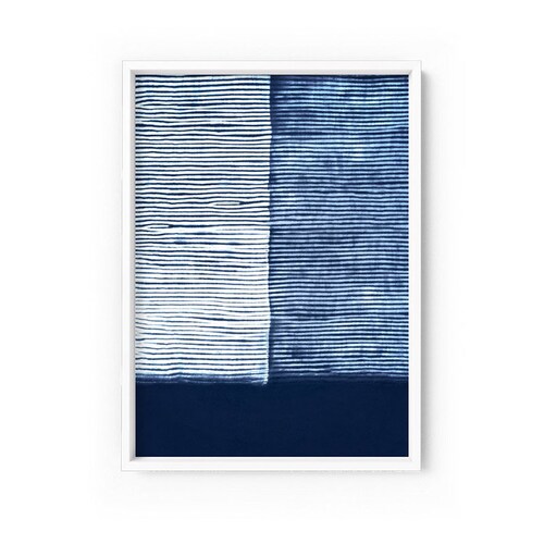 2 Piece Modern Navy Blue Wall Art Poster Print Abstract Blue | Etsy Canada