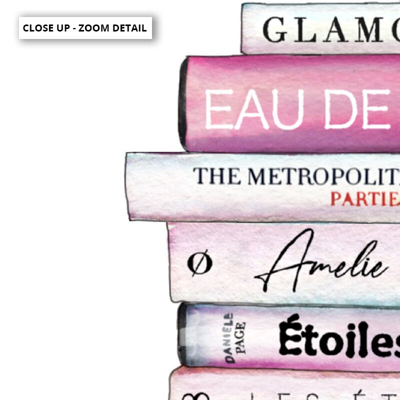 Fashion Perfume Bottle on Books. Designer Book Stack. | Etsy