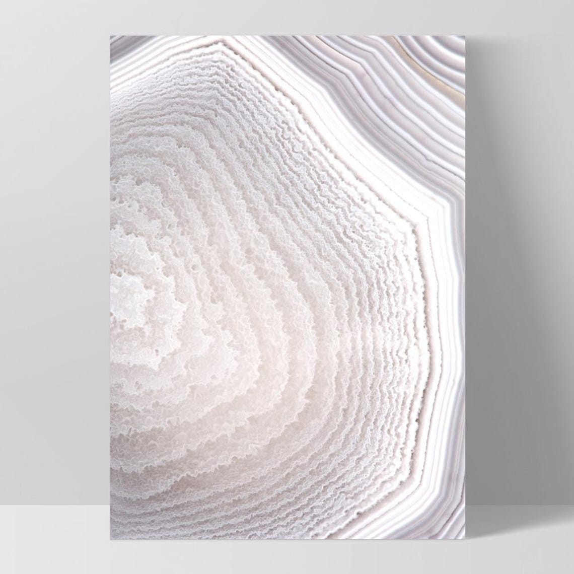 Agate Slice Art Print in Neutrals. Designed in Sydney. Geode and ...