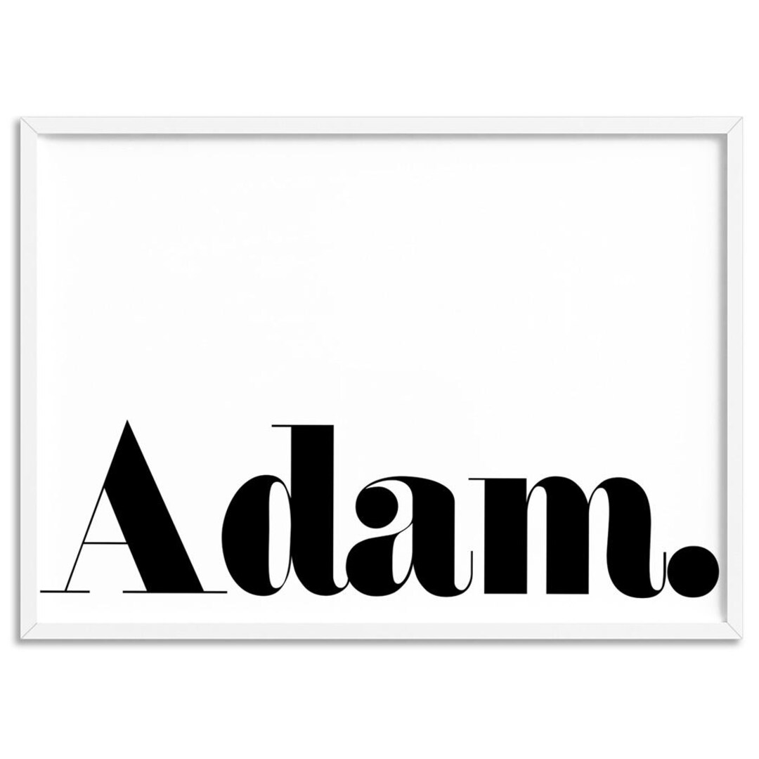 Kids Name Wall Art Print. Customised Name. Personalised Print. Select ...