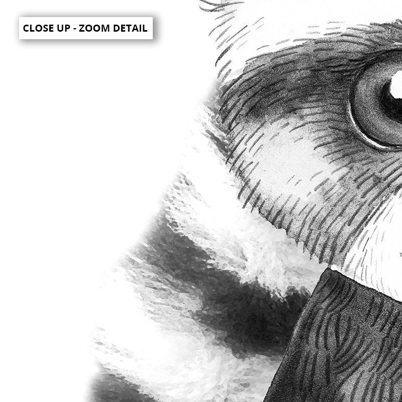 Cheeky Raccoon Peek a Boo Print. Kids Wall Art Canvas or - Etsy