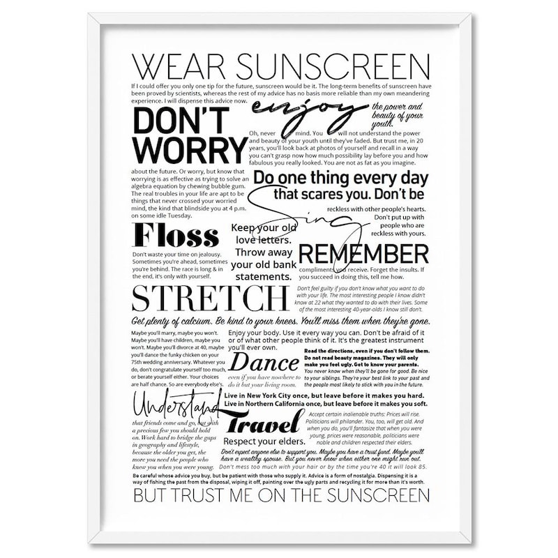 Lyrics Typography - Etsy