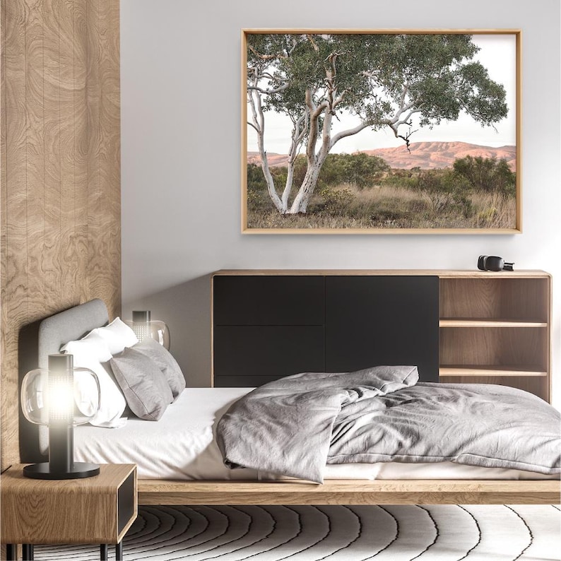 Australian Outback Wall Art, Red Earth Botanical Poster. Gumtree ...