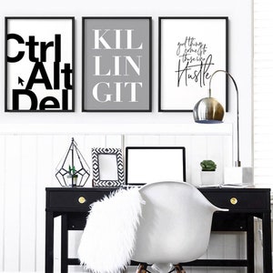 Typography Art Print. Ctrl Alt Delete. Fun Print for Office or - Etsy