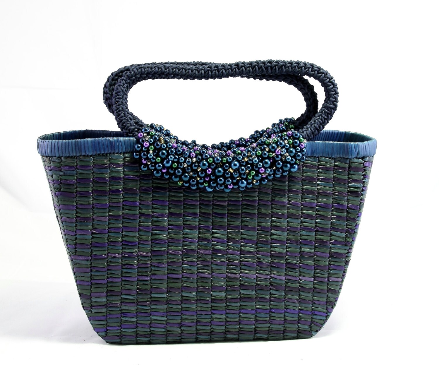 Handmade Natural Fiber pandan Leaves Dainty Scarlett Handbag/tote With ...