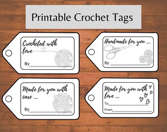 Crochet Labels - Etsy