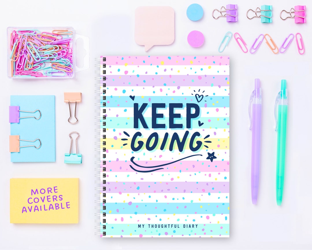 My Thoughtful Diary wellbeing, 12 Months, Week-to-view, Undated ...