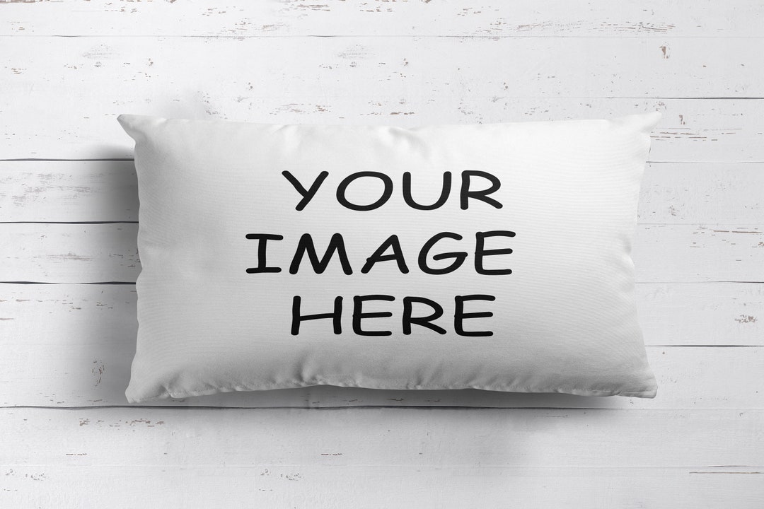 Custom Photo Lumbar Pillow: Personalized Picture Gift - Etsy