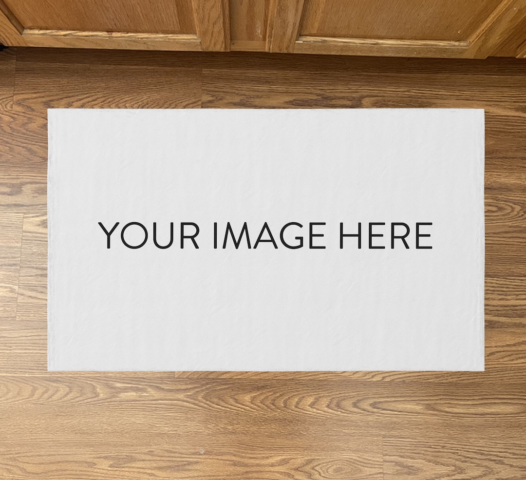 Custom Mat, Photo Kitchen Mat, Picture Multi-purpose Mat, Personalized ...