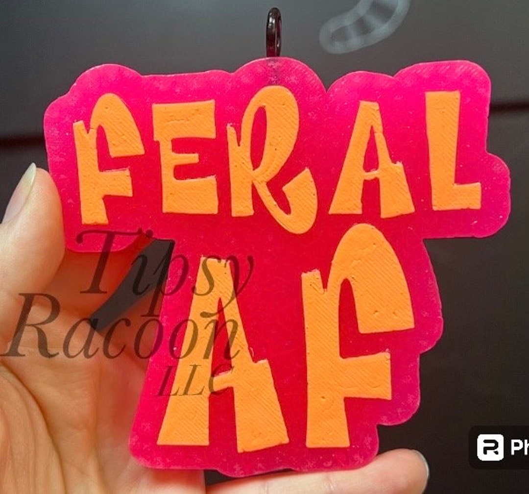Feral AF Car Freshie - Etsy