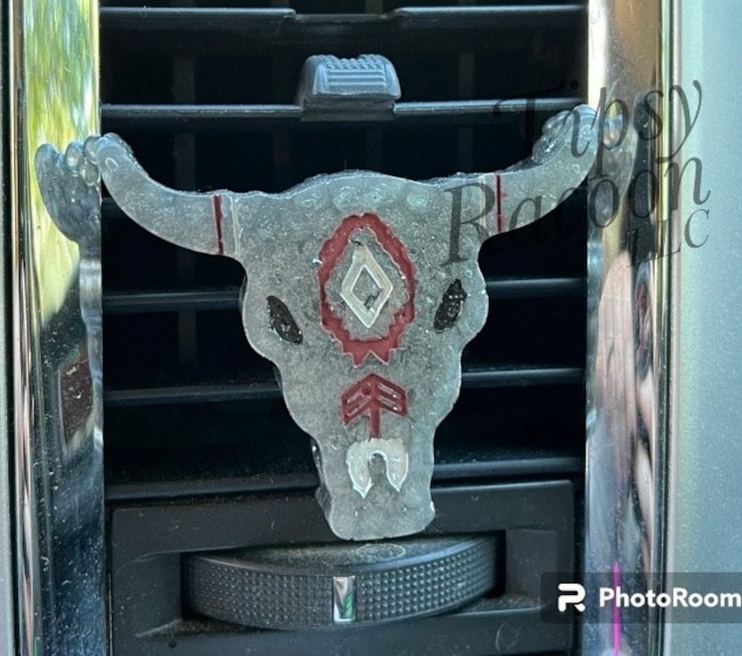 Bull Head Vent Clip Car Freshie - Etsy