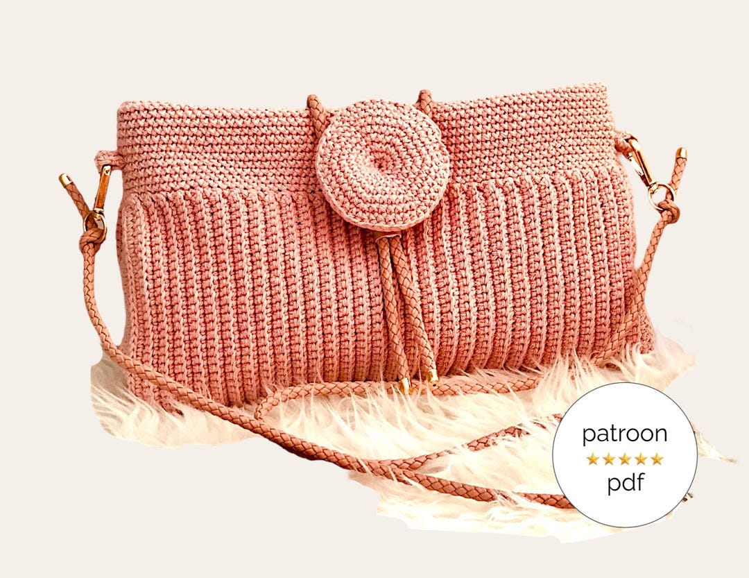 Beautiful Pink Bag | Crochet Pattern / Tutorial | Crochet This Super ...