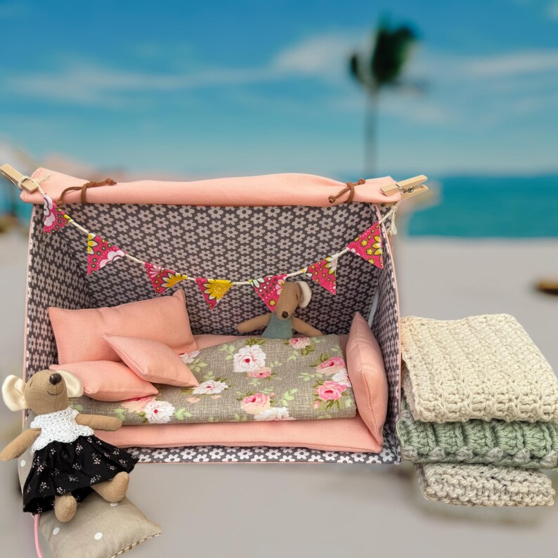 Tent for Maileg Mice | Pdf Work Description / Sewing Pattern | Easy ...