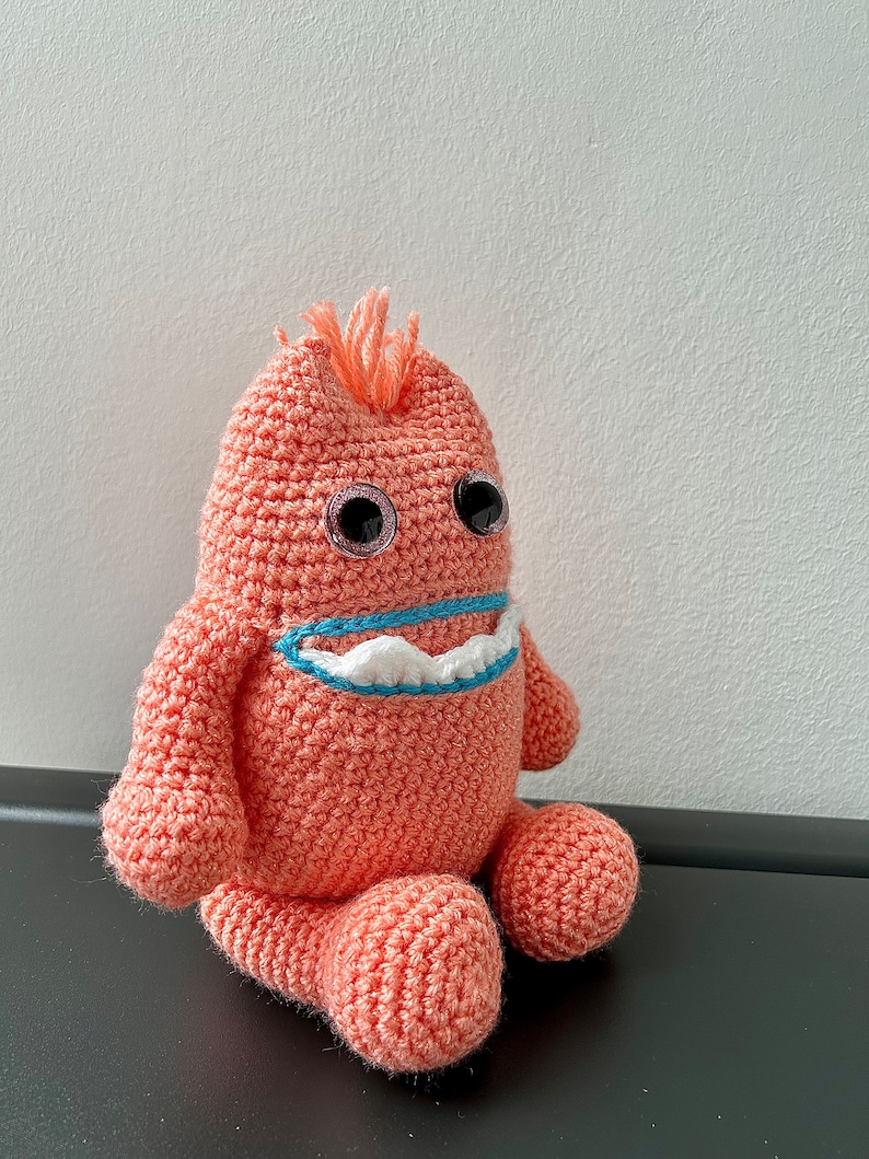 Crochet Pattern Worry Friend / Tutorial / Crochet Pattern for a Cuddly ...