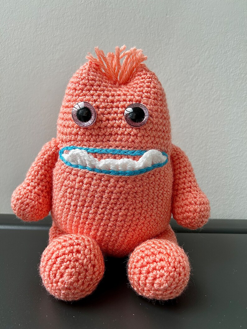Crochet Pattern Worry Friend / Tutorial / Crochet Pattern for a Cuddly ...