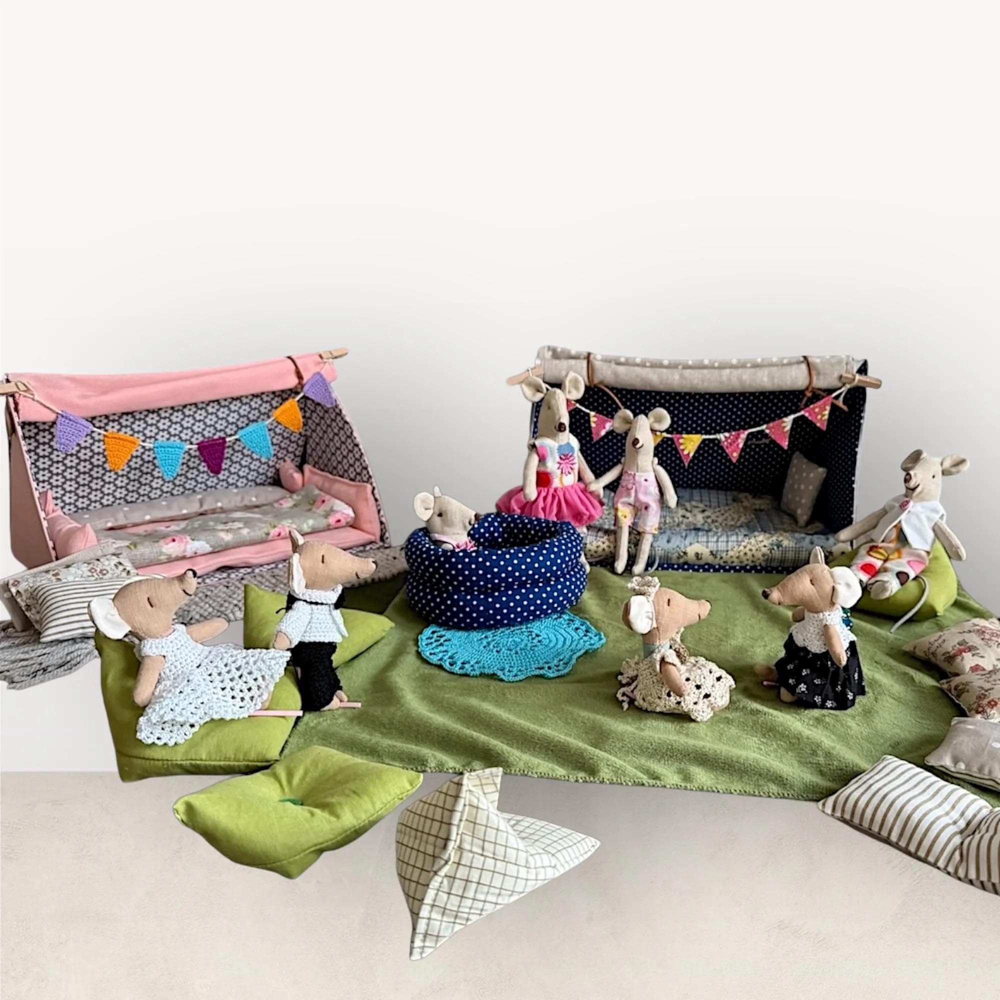 Tent for Maileg Mice | Pdf Work Description / Sewing Pattern | Easy ...
