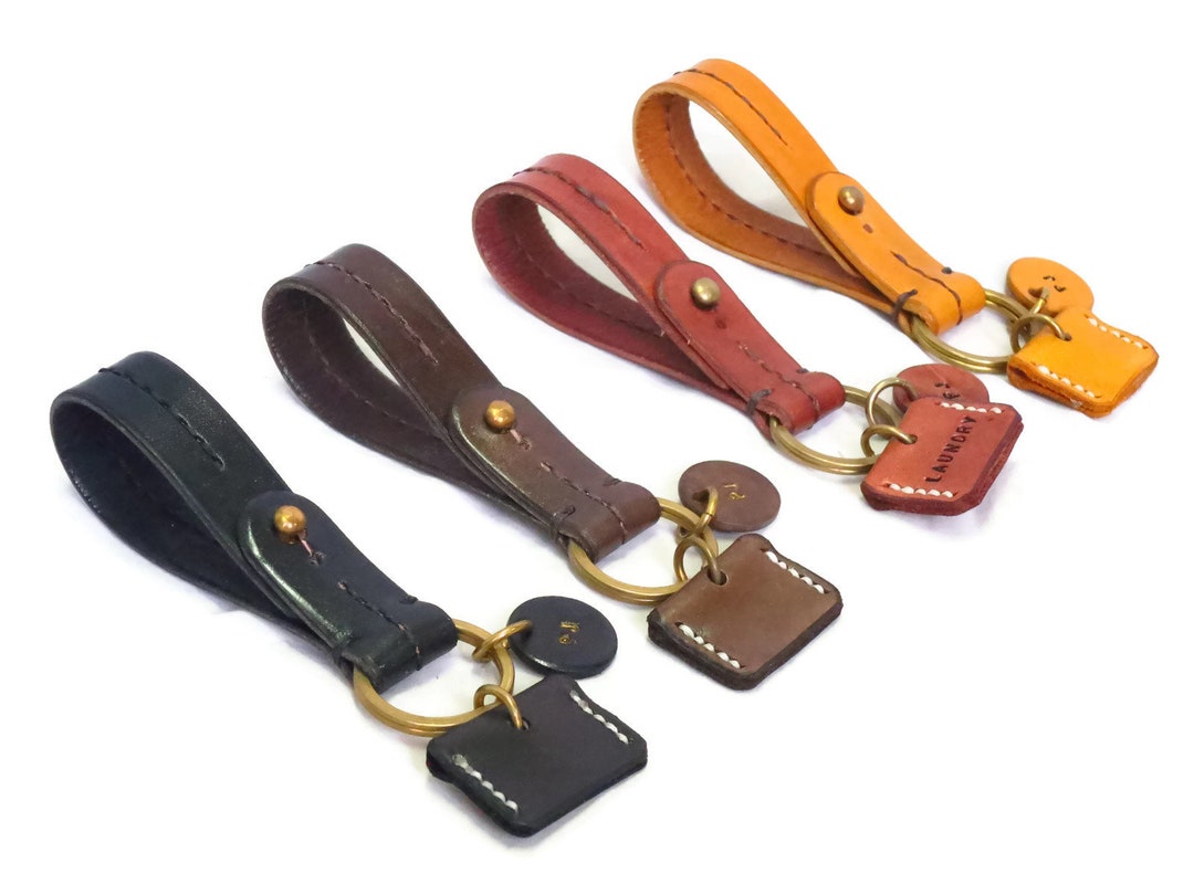 Personalized Key Fob, Key Cover With Name Tag, Men Keychain, Men ...