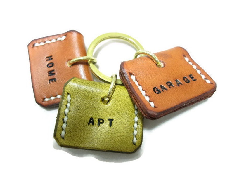 Personalized Keychain Key Chain Key Top Cover Leather - Etsy