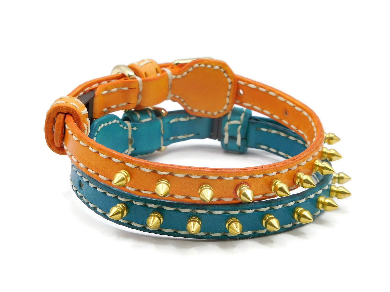 Spike Collar With Safety Breakaway Buckle for Cat Breakaway - Etsy