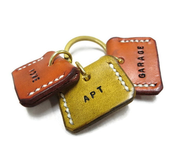Personalized Keychain Key Chain Key Top Cover Leather - Etsy