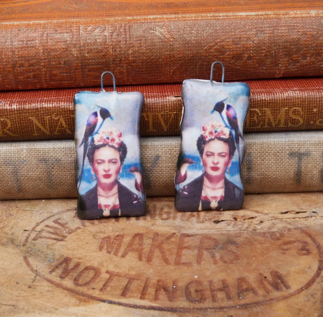 Handmade Ceramic Charms Frida Kahlo - Etsy UK