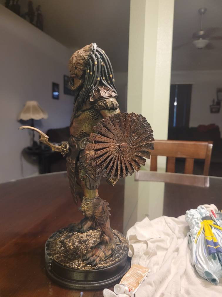 Predator Statue Feral Inspired - Etsy