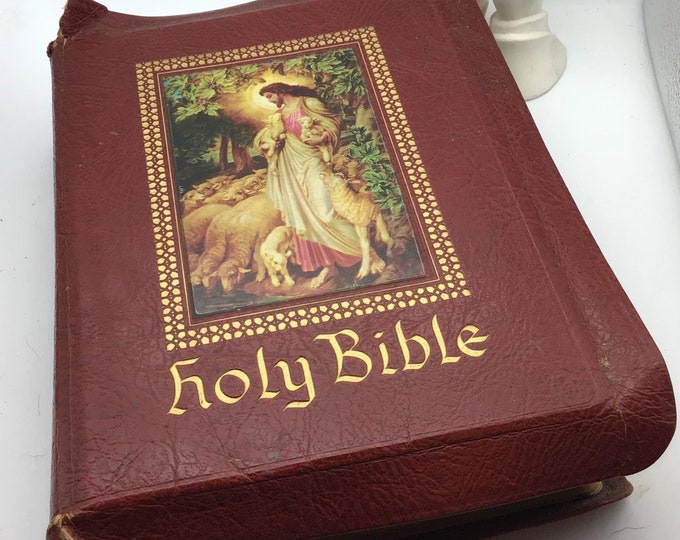 Vintage Holy Bible,good Leader Edition,king James Version,biblical ...