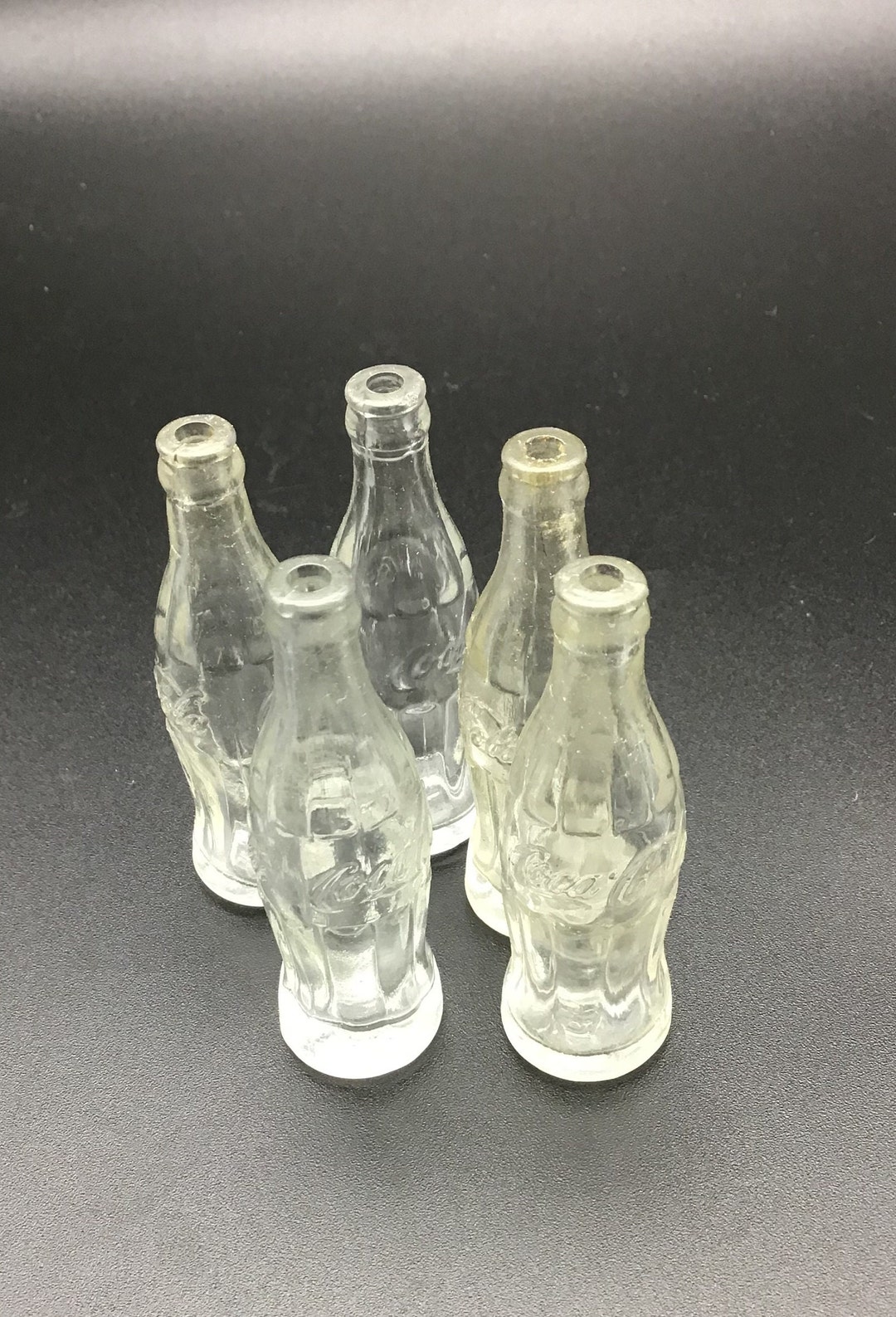 Vintage Miniature Glass Coke Bottles,mini Coca-cola Bottles,dominion ...