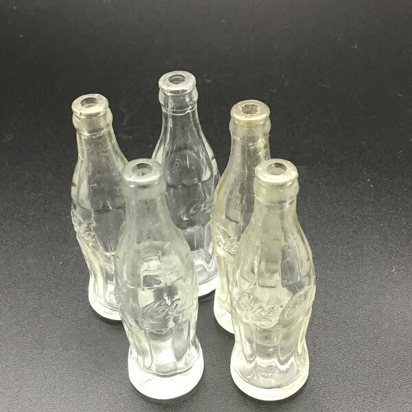 Tiny Glass Coca Cola Bottles Etsy 4634