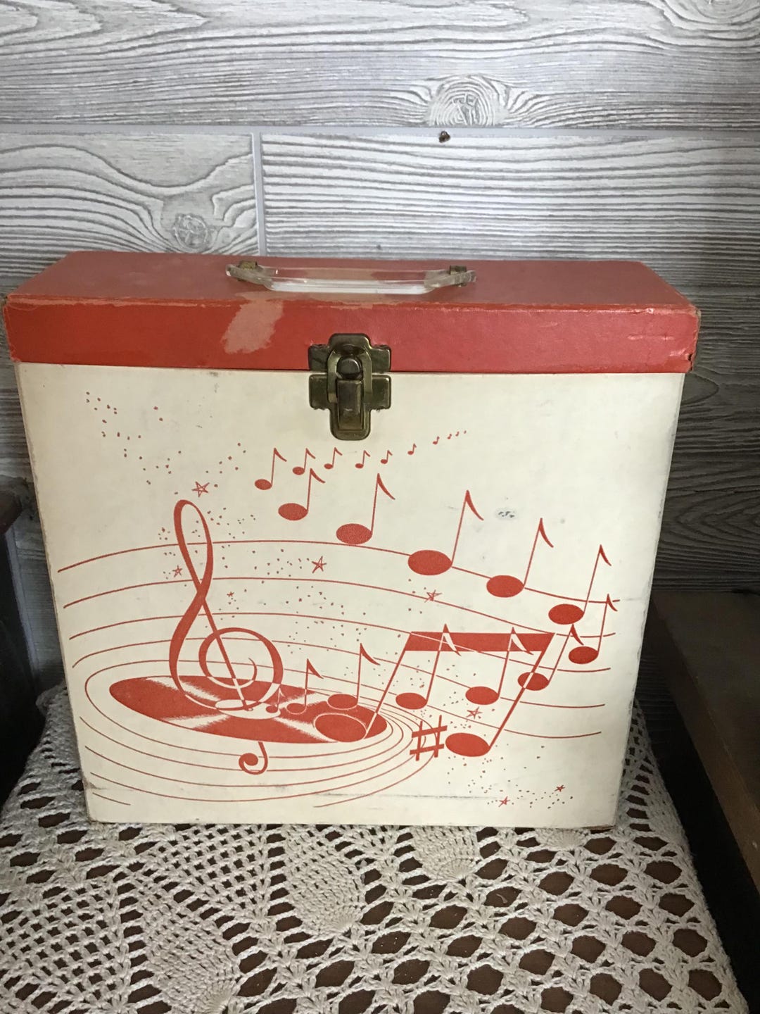 Vintage Vinyl LP Record Carrier Case, Plattee-pak, 1961 Record Holder ...