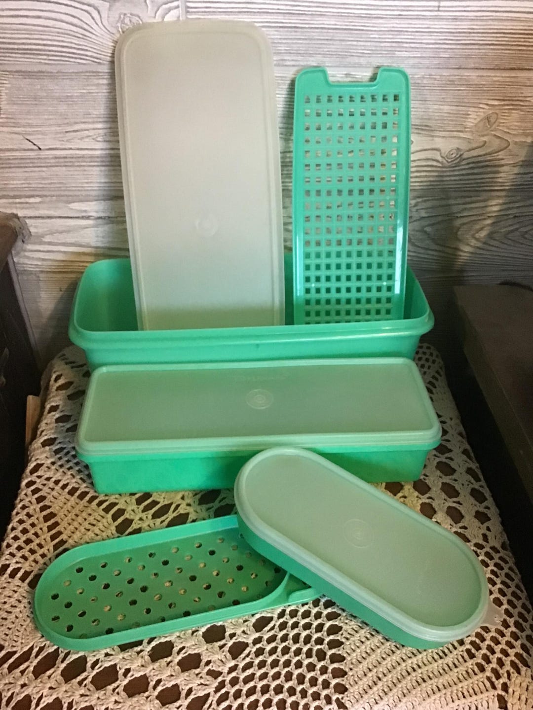 Vintage Tupperware, Celery Keeper, Vegetable Containers,vegetable ...