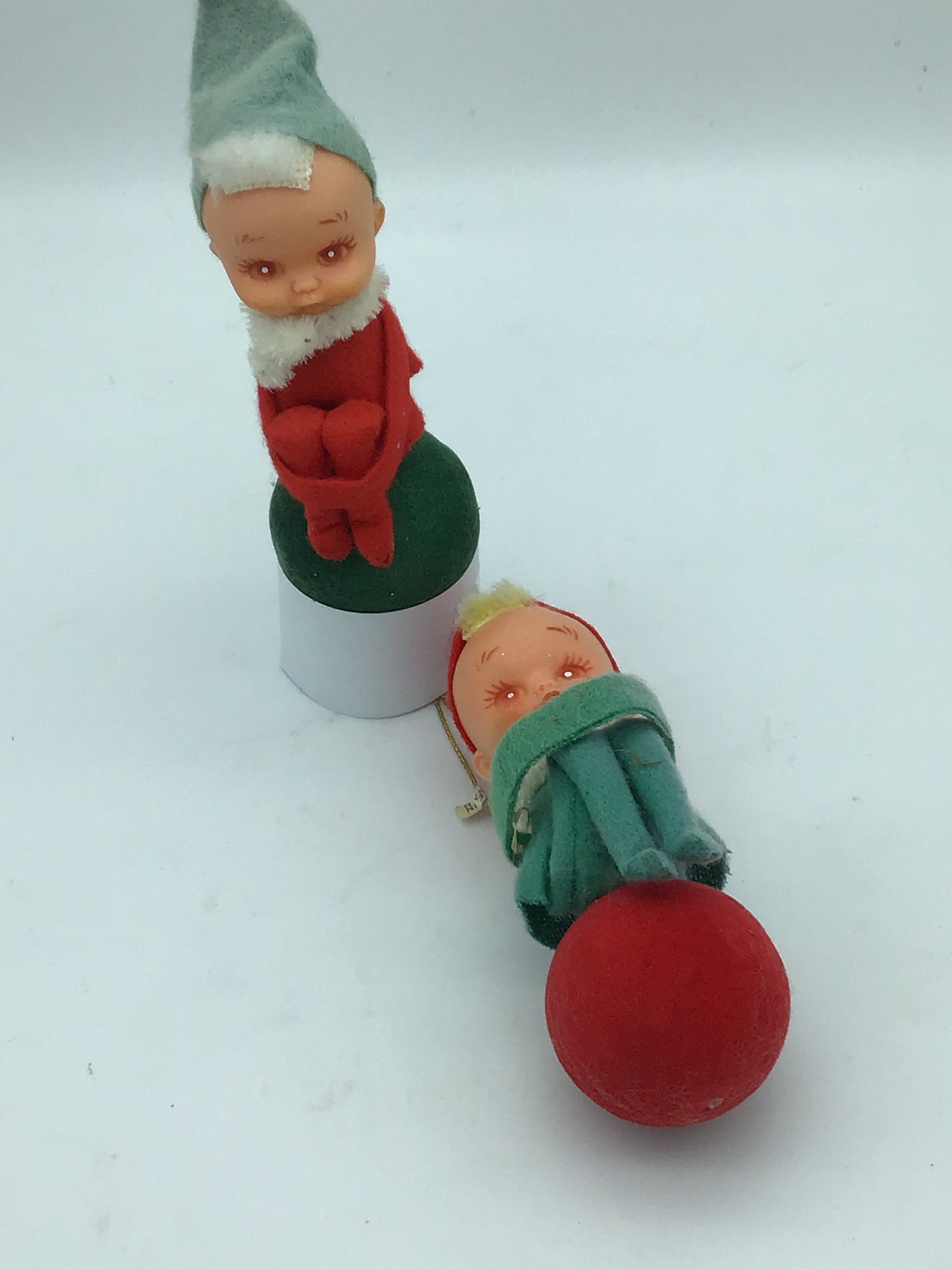 Vintage Knee Hugging Elves Christmas Decorationpixies - Etsy