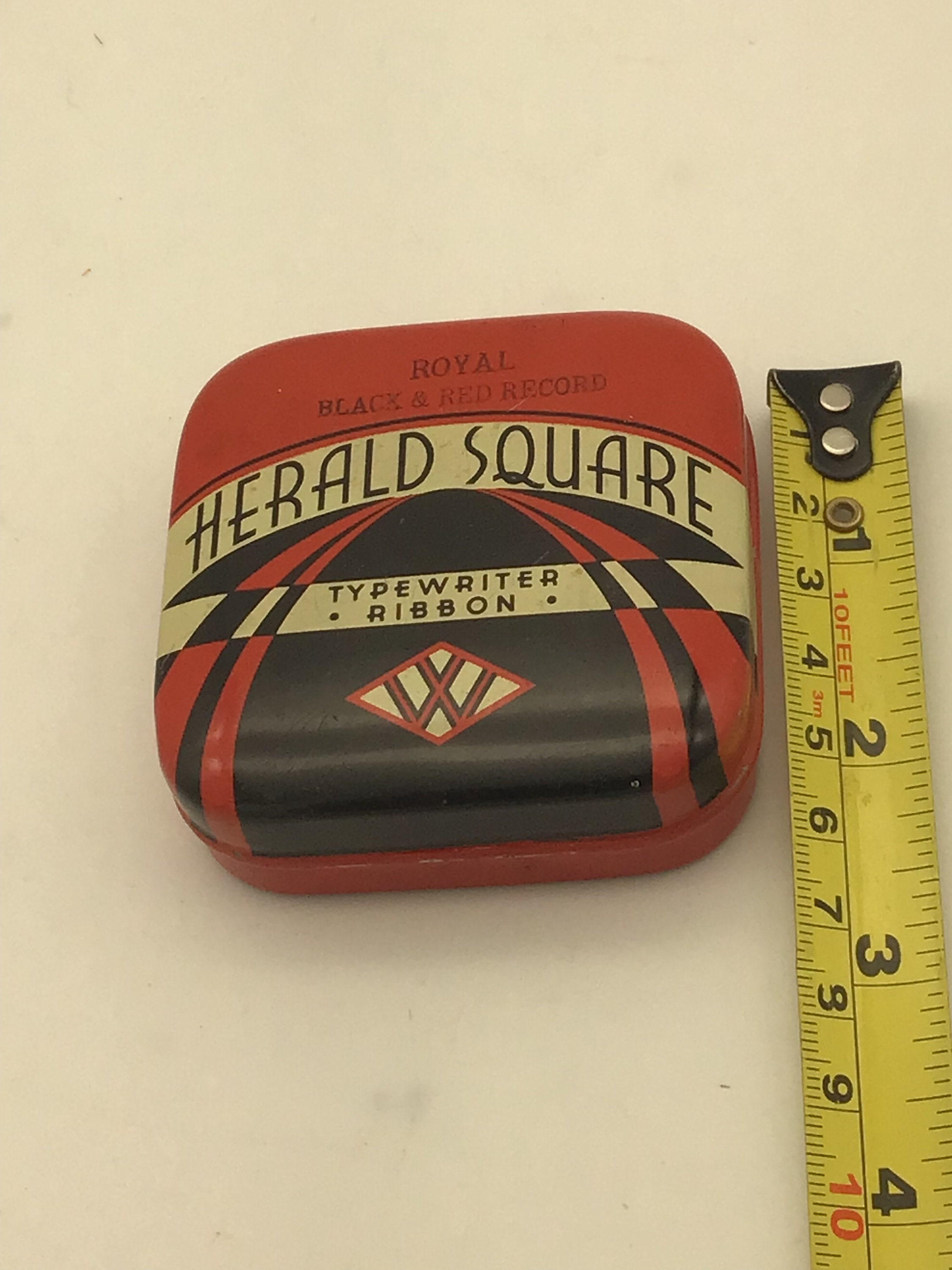 Herald Square Typewriter Ribbon Tin, Vintage Typewriter,fw Woolworth Co ...