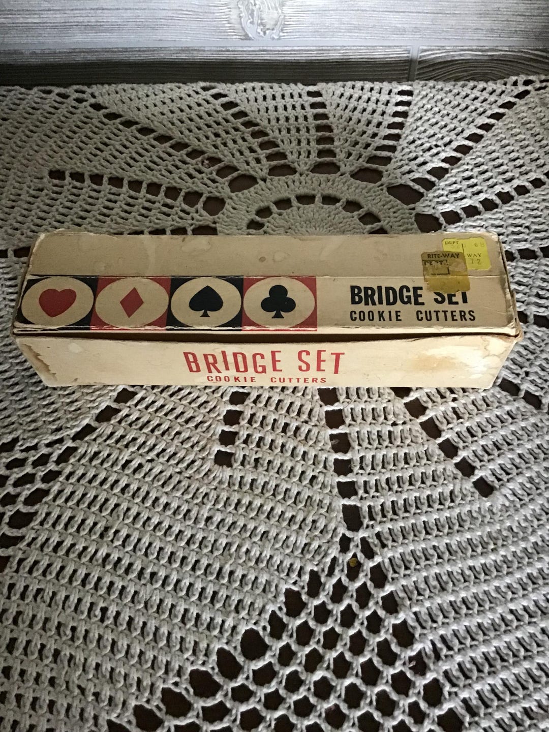 Vintage Cookie Cutters, Bridge Set, Simon’s Easterm MFG. Metal Cookie ...