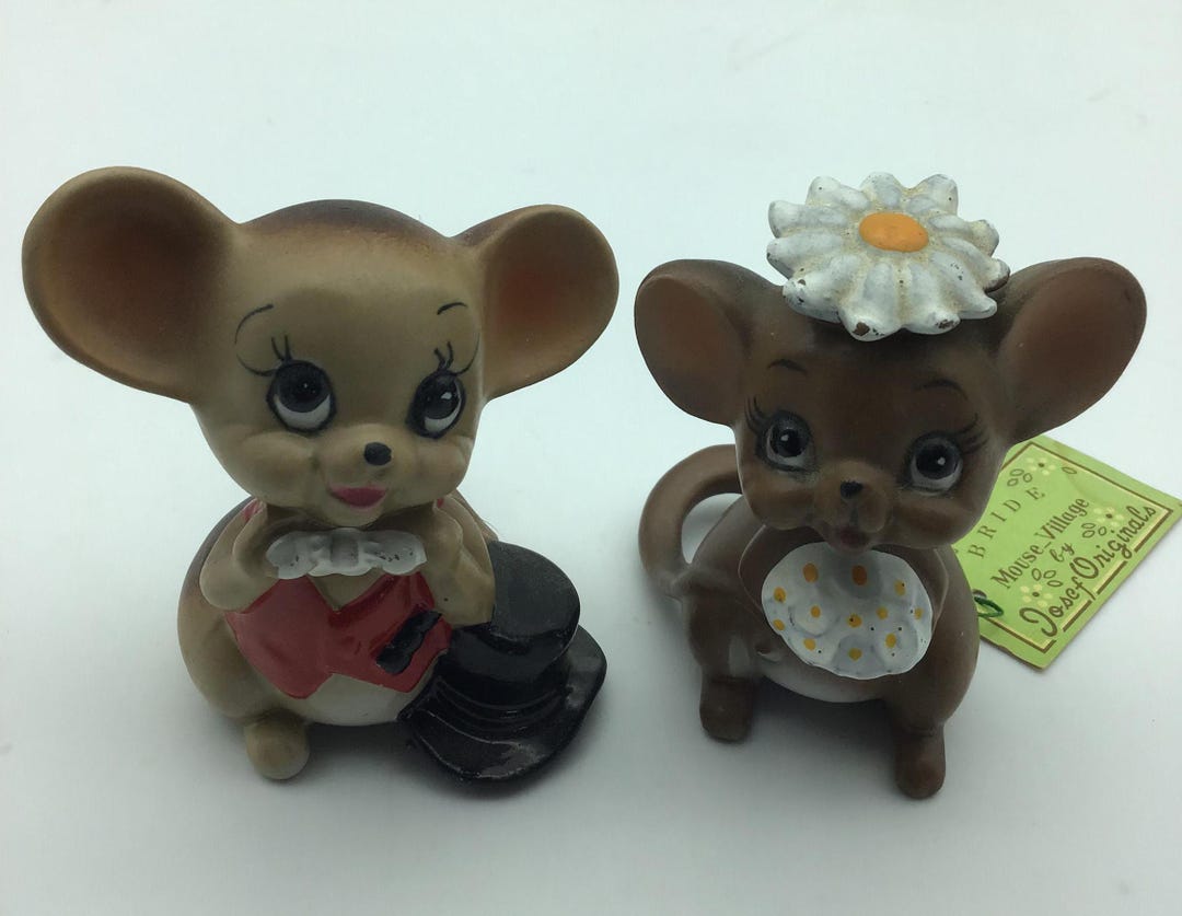 Vintage Josef Original Mice, Set of 2,made in Japan,collectibles, Mice ...