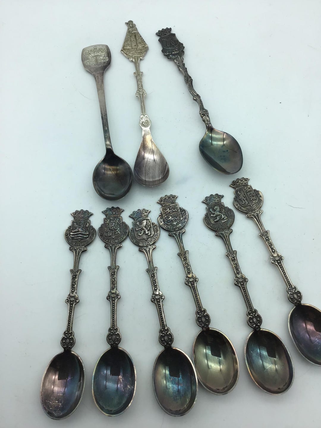 Vintage Dutch Collector Spoons, Souvenir Spoons From Holland,brabant ...