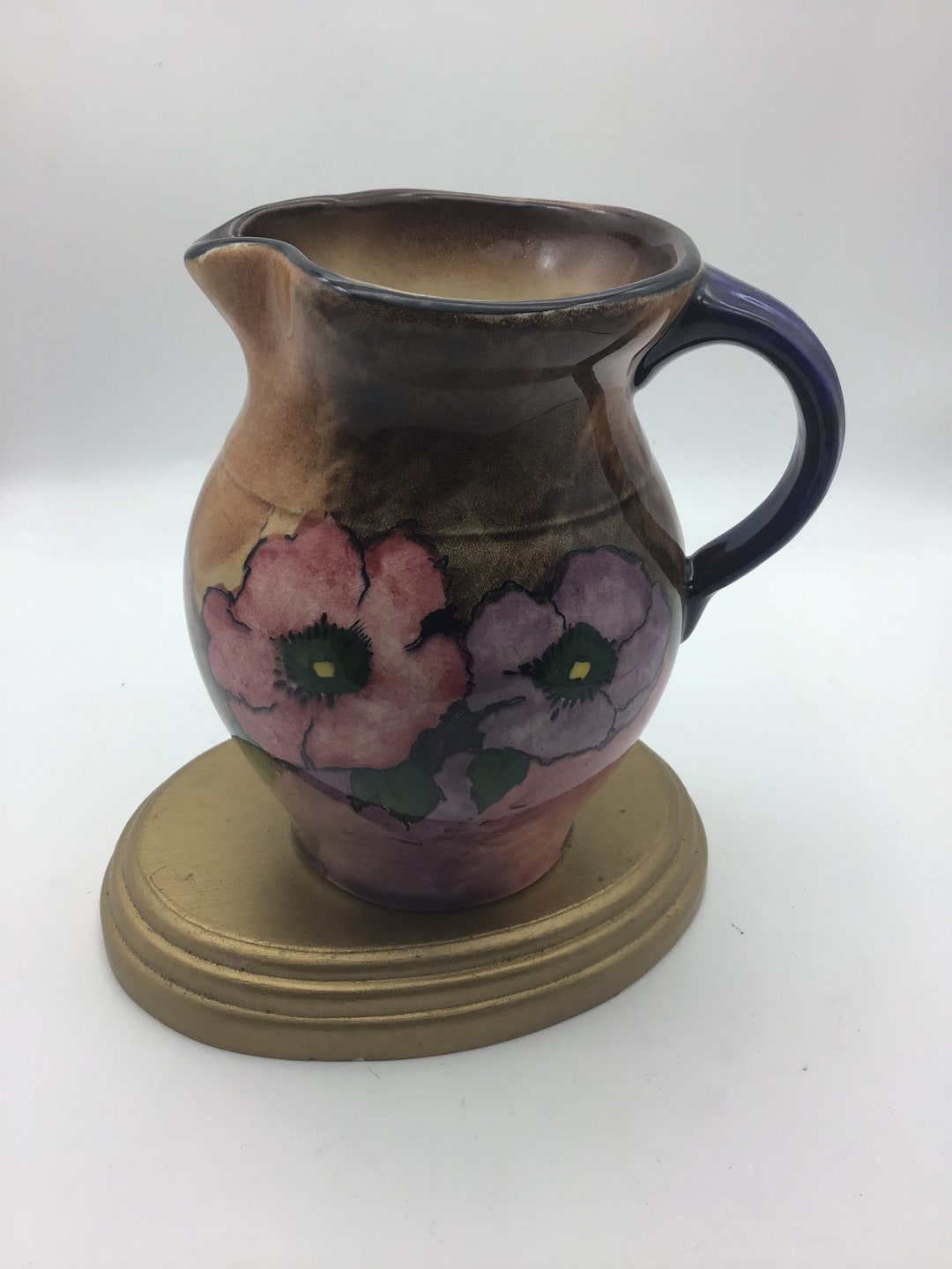 H&K Tunstall Pitcher,violaware Pottery Jug,cream Pitcher,english ...