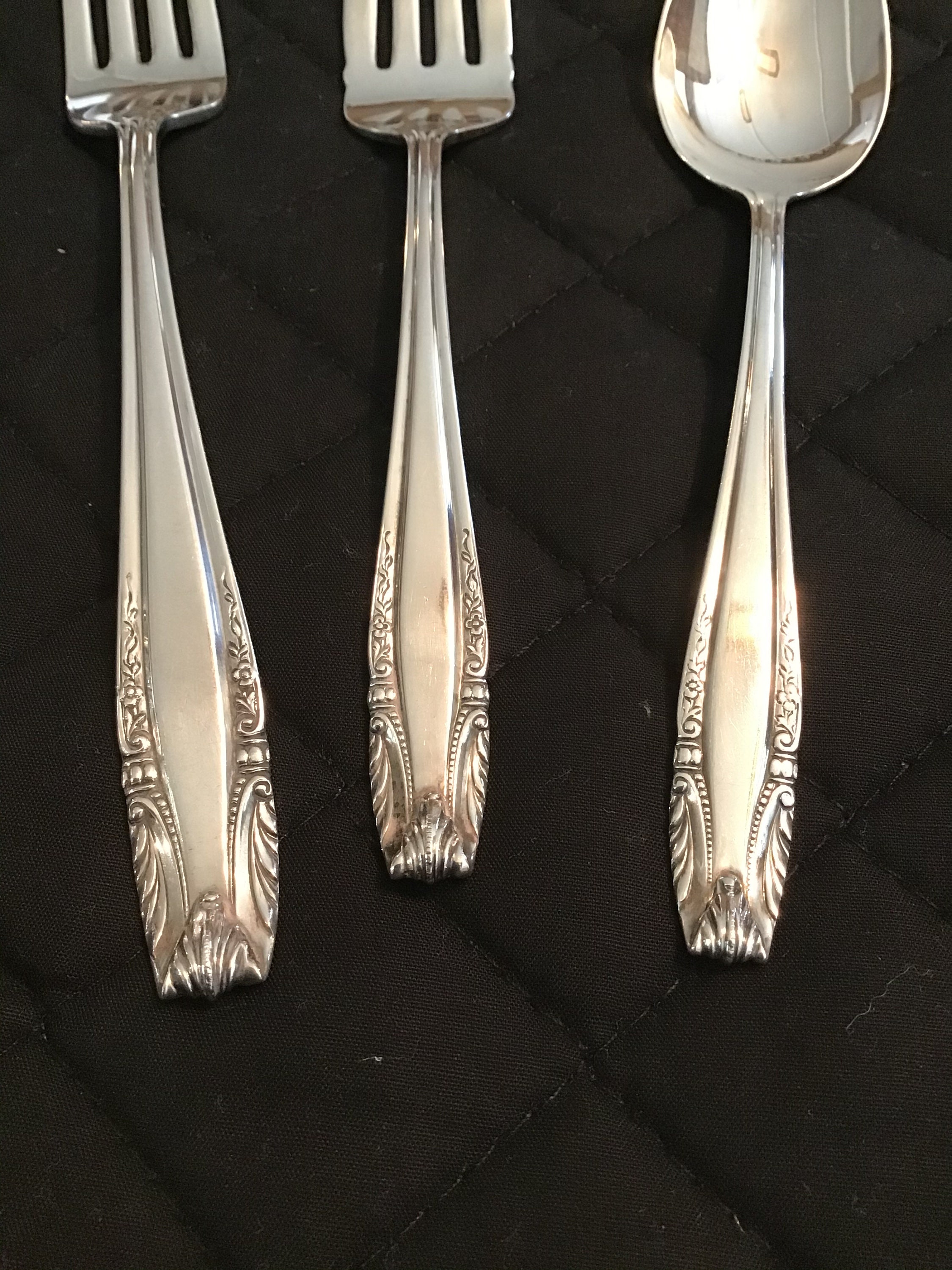 Stradivari by Wallace Sterling Silver Flatware 4 Piece Place - Etsy UK