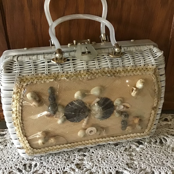 Shell Rattan Bag - Etsy