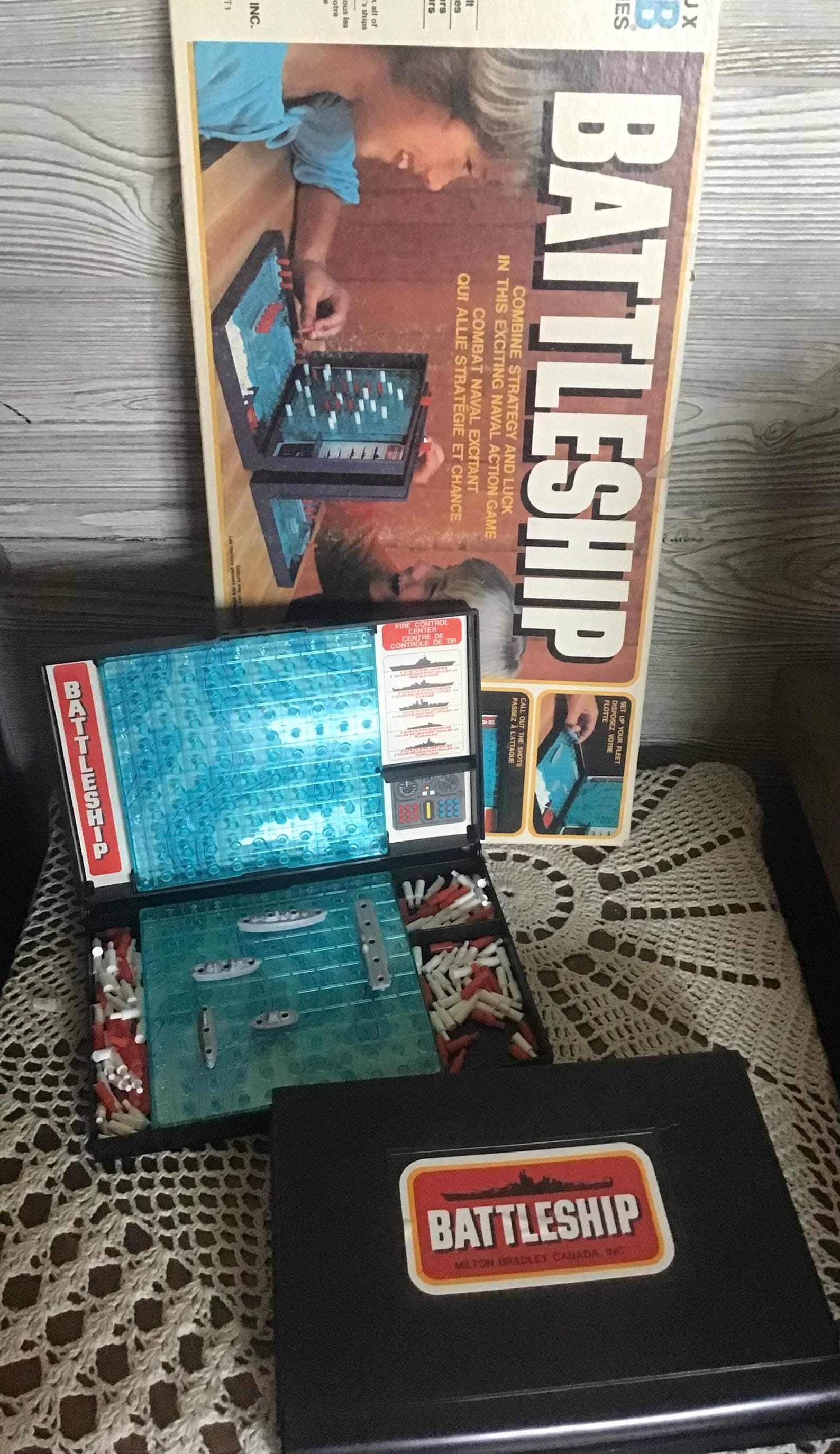 Vintage Battleship Game, Family Fun Board Game,strategic Board Game ...
