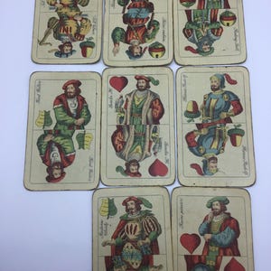 Antique Hungarian Playing Cards, Deck of 32 Playing-tarot(?)card Games ...