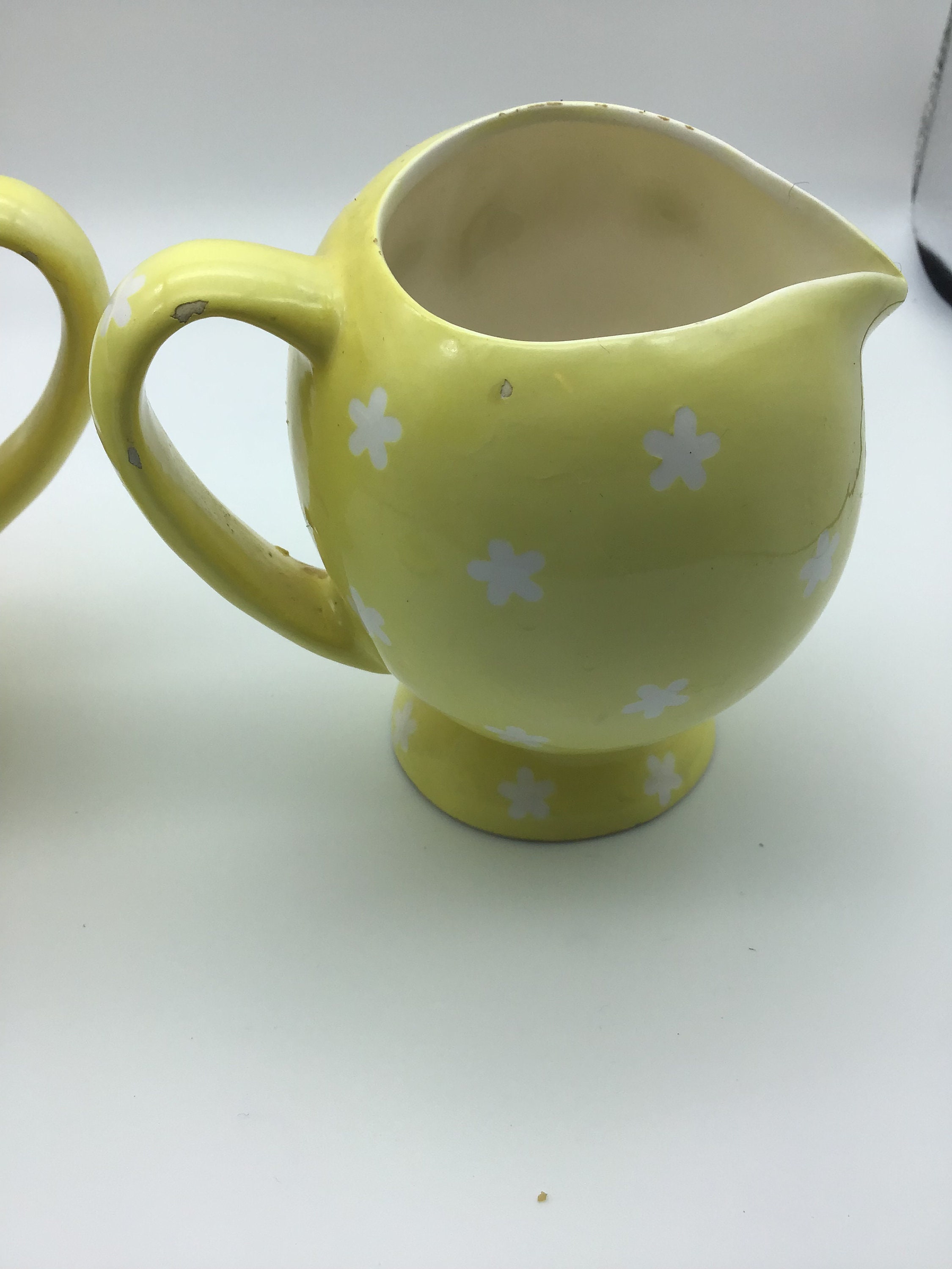Vintage Miss Cutie Pie Cream And Sugaryellow 1950 Etsy